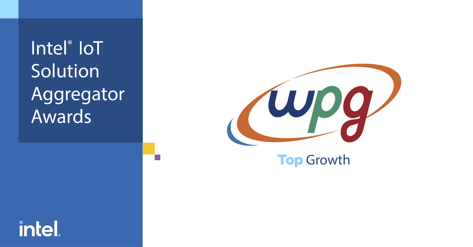 WPG received Top Growth Awards for Intel IoT Solution Aggregator!::消息 ...